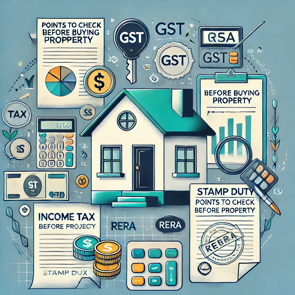 Points to Check Before Buying Property | Income Tax, GST, RERA ...
